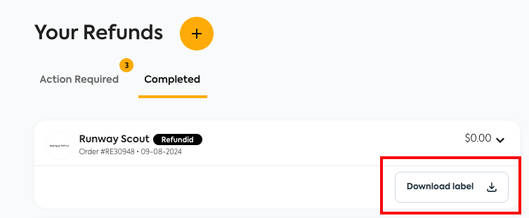 Where is my shipping label? – Refundid US